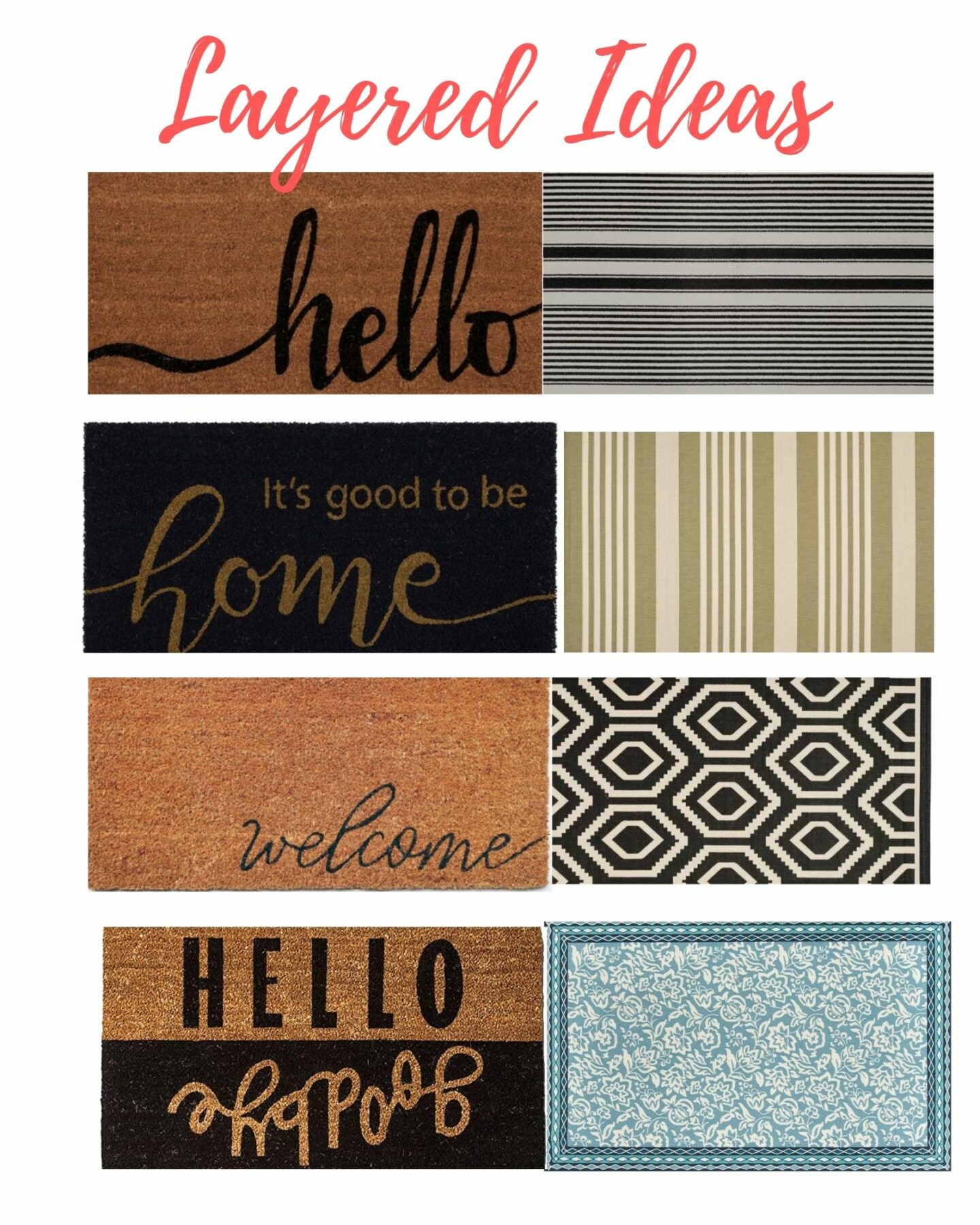 How To Layer Doormats for Spring - The City Cottage